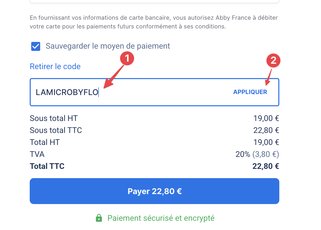 Code promo Abby : 25% de réduction - LA MICRO BY FLO