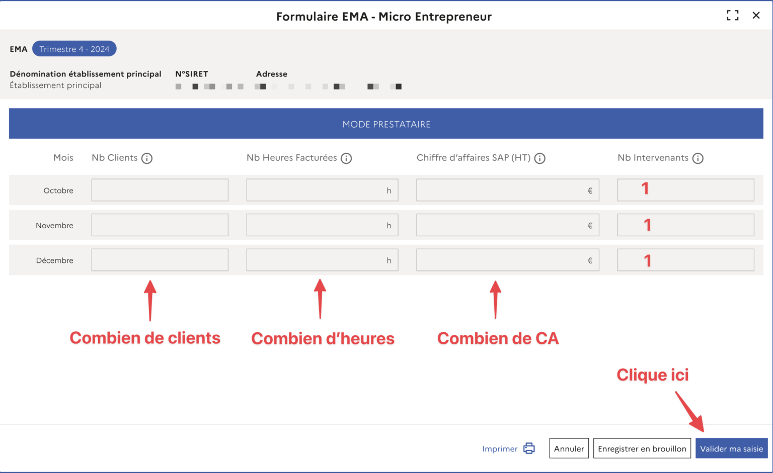 Comment faire la déclaration trimestrielle NOVA (EMA)