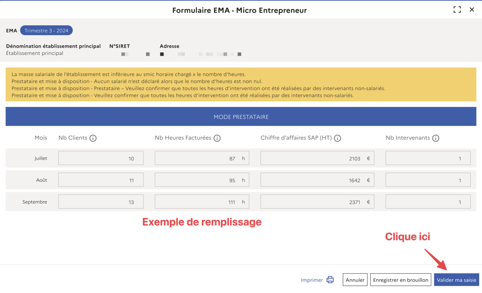Comment faire la déclaration trimestrielle NOVA (EMA)