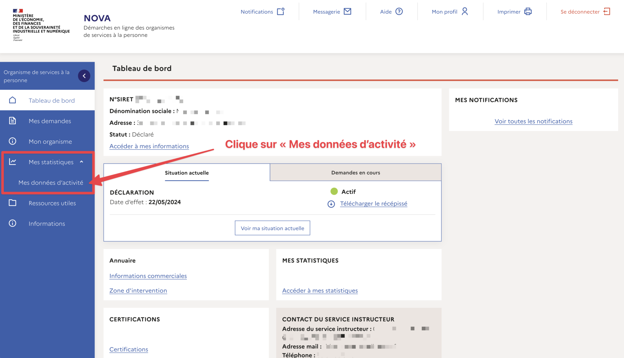 Comment faire la déclaration trimestrielle NOVA (EMA)